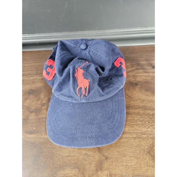 Ralph Lauren | Accessories | Vintage Ralph Lauren Polo Blue Red Logo ...